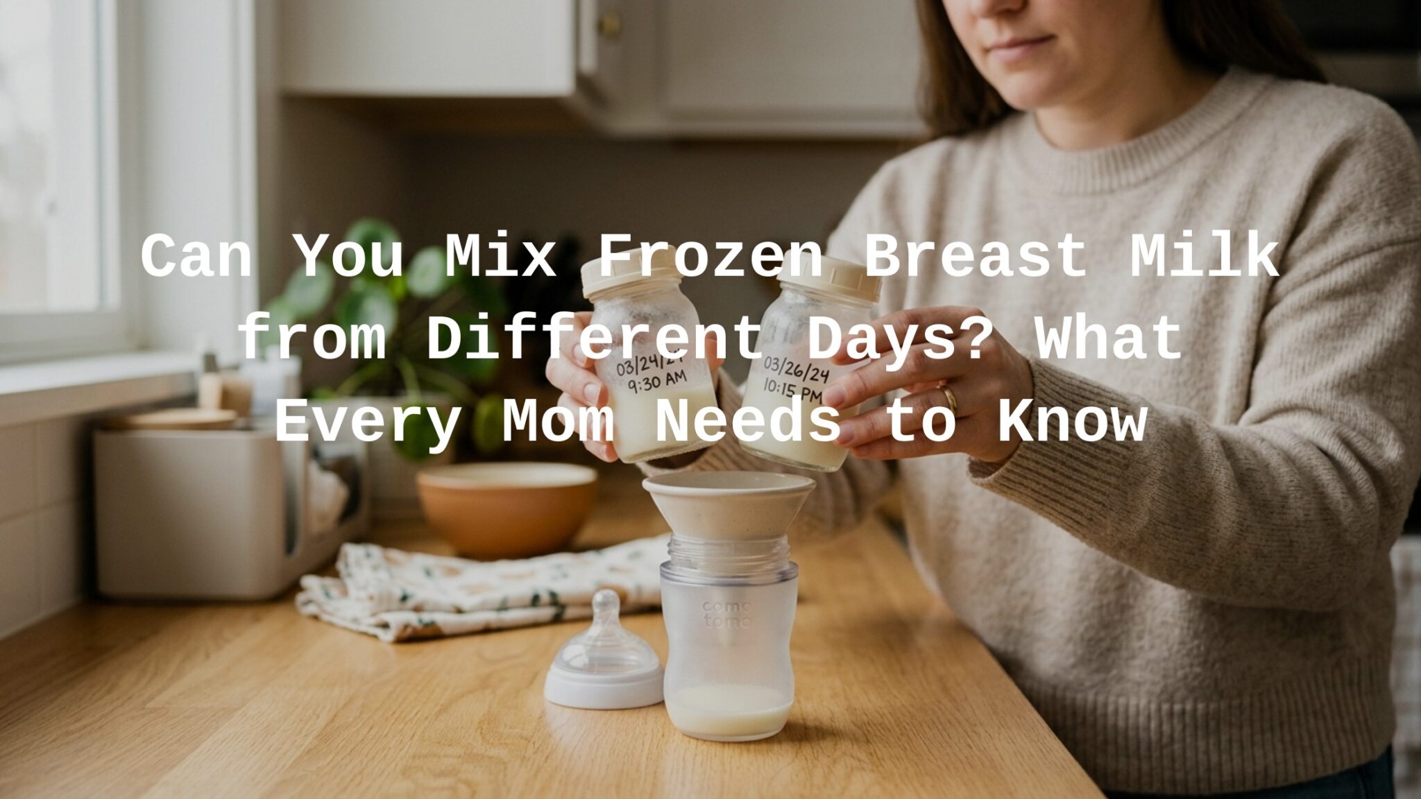 Can You Mix Frozen Breast Milk from Different Days? What Every Mom ...
